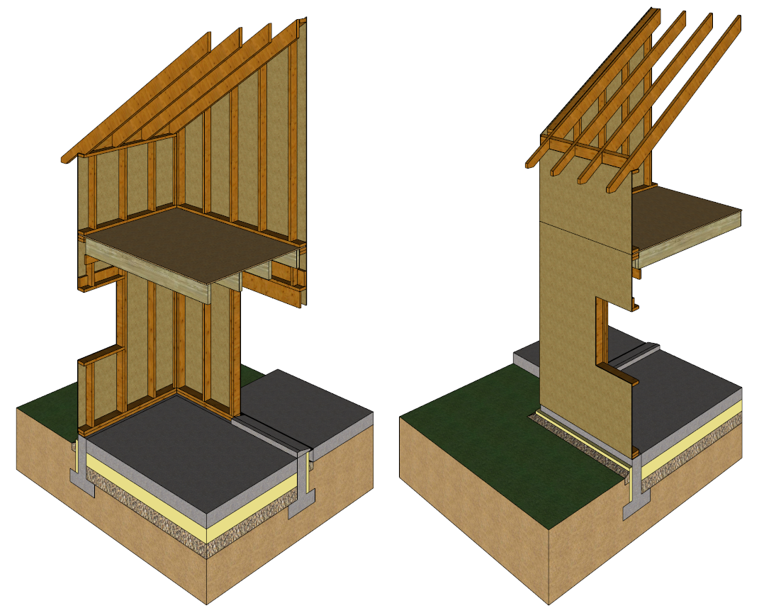 Charpente avec chevrons porteurs - CID | Bureau d'études Thermiques et ...